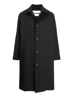 JIL SANDER Jil Sander Snap-Button Parka Coat
