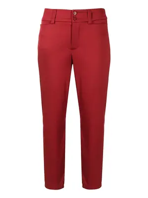 AGNÈS B. Straight-leg Cropped Trousers - Red
