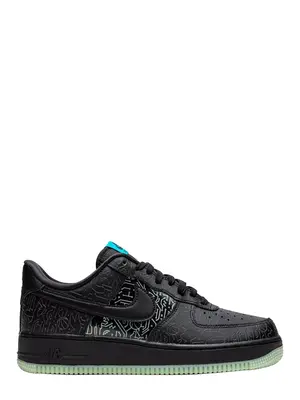 Nike Air Force 1 Low Computer Chip Sneakers - Black