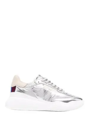 Stella McCartney Loop Metallic Sneakers - Silver