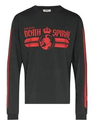 PHIPPS Death Spiral Long-sleeve T-shirt - Neutrals