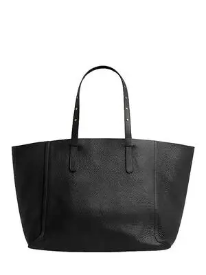 Gerard Darel Large Leather Tote - Black