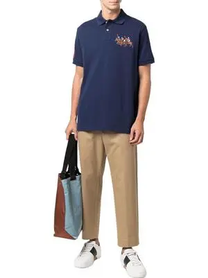 Polo Ralph Lauren Polo Pony-motif Cotton Polo Shirt - Blue
