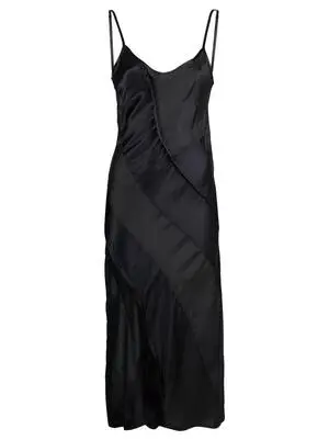 DIESEL® Satin Midi Slip Dress - Black