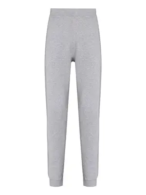 Sunspel Cotton Tapered Track Pants - Grey