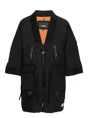 MOSTLY HEARD RARELY SEEN Panelled Padded Coat - Black