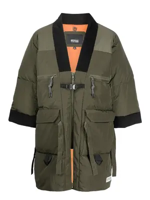 MOSTLY HEARD RARELY SEEN Panelled Padded Coat - Green