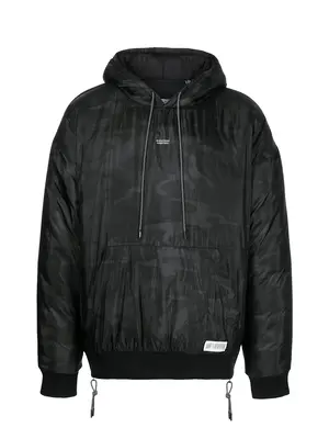 MOSTLY HEARD RARELY SEEN Logo Hooded Jacket - Black