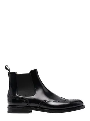 Church's Charlize Brogue-detail Chelsea Boots - Black