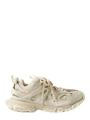 Balenciaga Track Faded Nylon, Mesh And Rubber Sneakers - Neutrals