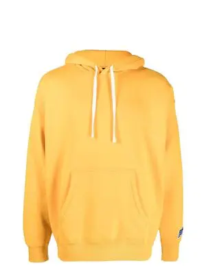 DIESEL® Logo Patch Cotton Hoodie - Yellow