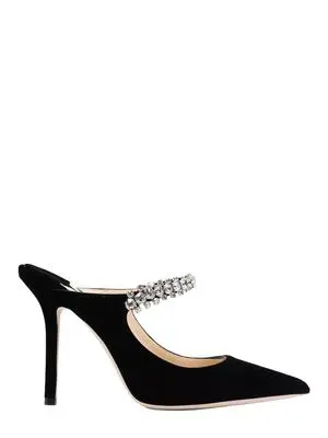 JIMMY CHOO Bing 100mm Pointed Mules - Black