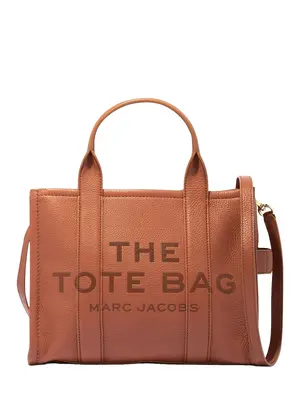 Marc Jacobs Leather Medium Tote Bag - Brown