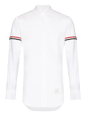Thom Browne Rwb Long-sleeve Shirt - White