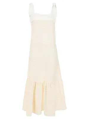 CLUBE BOSSA Dorothea Midi Dress - Neutrals