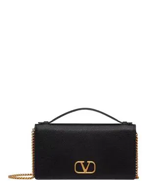 Valentino Garavani Vlogo Signature Wallet-on-chain - Black