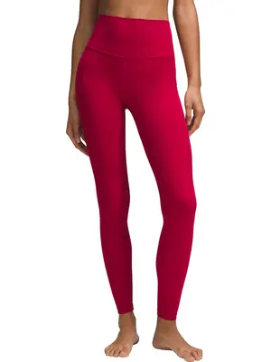 Lululemon High-Rise Pant With Pockets 28" Ruby Red