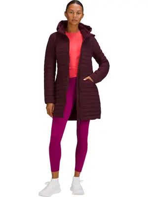 Lululemon Pack It Down Long Jacket Cassis