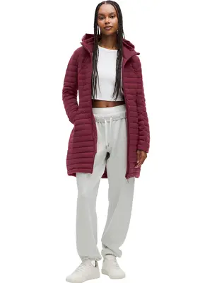 Lululemon Pack It Down Long Jacket Deep Luxe