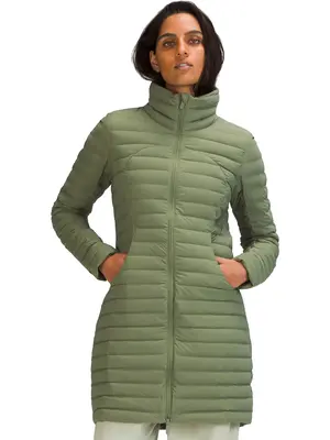 Lululemon Pack It Down Long Jacket Green
