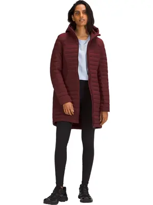 Lululemon Pack It Down Long Jacket Red