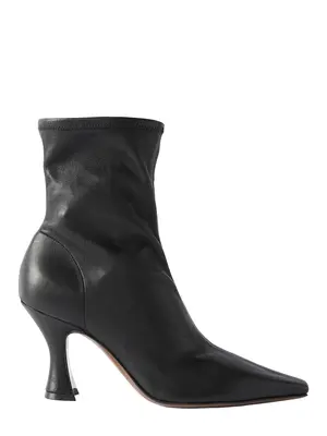 NEOUS Ran Stretch-leather Ankle Boots - Black