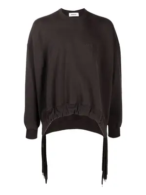 AMBUSH Multi-cord Crew-neck Sweatshirt - Brown