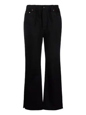 Alexander Wang Loose Fit Wide Leg Trousers - Black