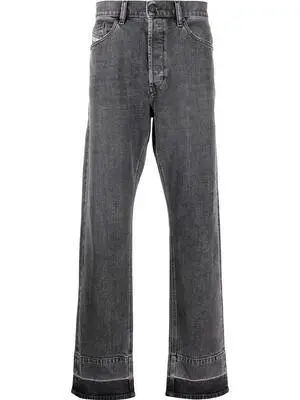 DIESEL® D-macs Straight Leg Jeans - Black