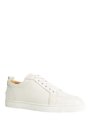 CHRISTIAN LOUBOUTIN Rantulow Leather Sneakers - White