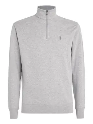 Polo Ralph Lauren Quarter-Zip Sweatshirt Grey