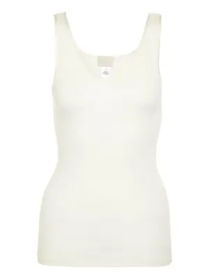 Hanro Wool And Silk Tank Top - Green