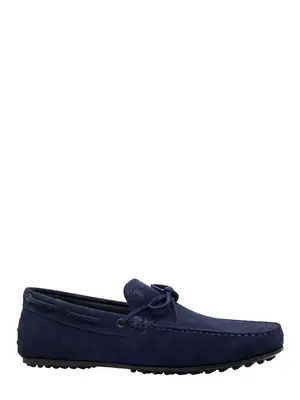 TOD'S Gommino Leather Driving Loafers Navy
