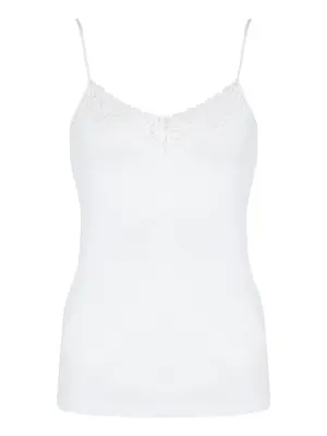 Hanro Moments V-neck Camisole - White