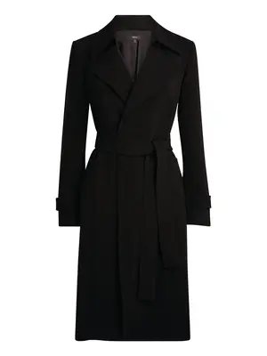 Theory Oaklene Trench Coat - Black
