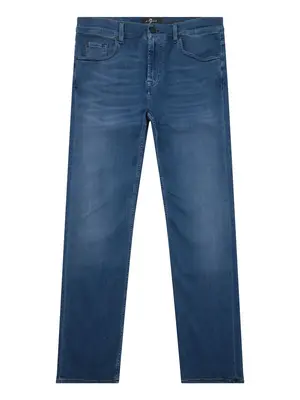 7 For All Mankind Straight Luxe Performance Jeans - Blue