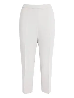 Theory Cropped Treeca Trousers Ivory