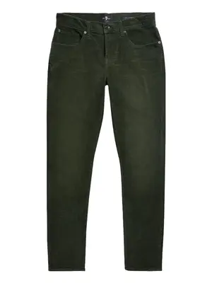 7 For All Mankind Slimmy Tapered Jeans Green