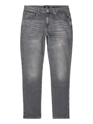 7 For All Mankind Slimmy Tapered Jeans Grey