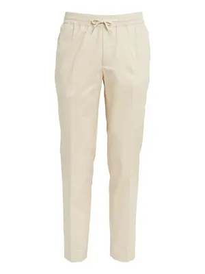 Sandro Drawstring Trousers - Beige