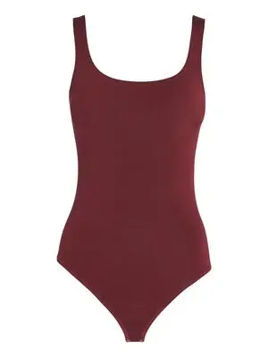 Wolford Jamaika String Bodysuit - Burgundy