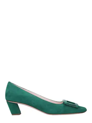 ROGER VIVIER Roger Vivier Belle Vivier Trompette Pumps 45 Green