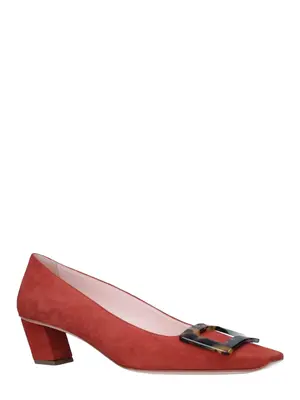 ROGER VIVIER Roger Vivier Belle Vivier Trompette Pumps 45 Red