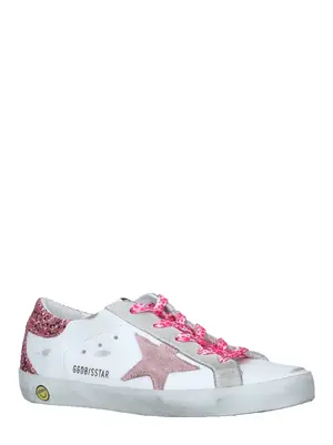 GOLDEN GOOSE Super-Star Leather Sneakers Pink