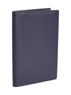 ETTINGER Ettinger Leather Capra Passport Case Blue