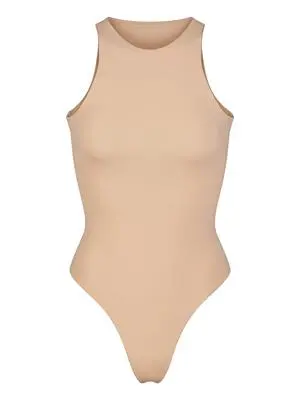SKIMS Fits Everybody Thong Bodysuit - Beige