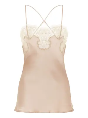 GILDA & PEARL Gina Satin Camisole - Beige