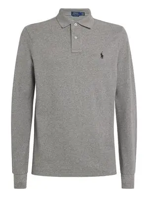 Polo Ralph Lauren Long-sleeved Polo Shirt - Grey