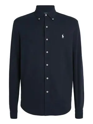 Polo Ralph Lauren Cotton Textured Shirt - Navy