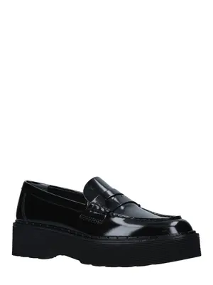 TOD'S Leather Mocassino Loafers Black